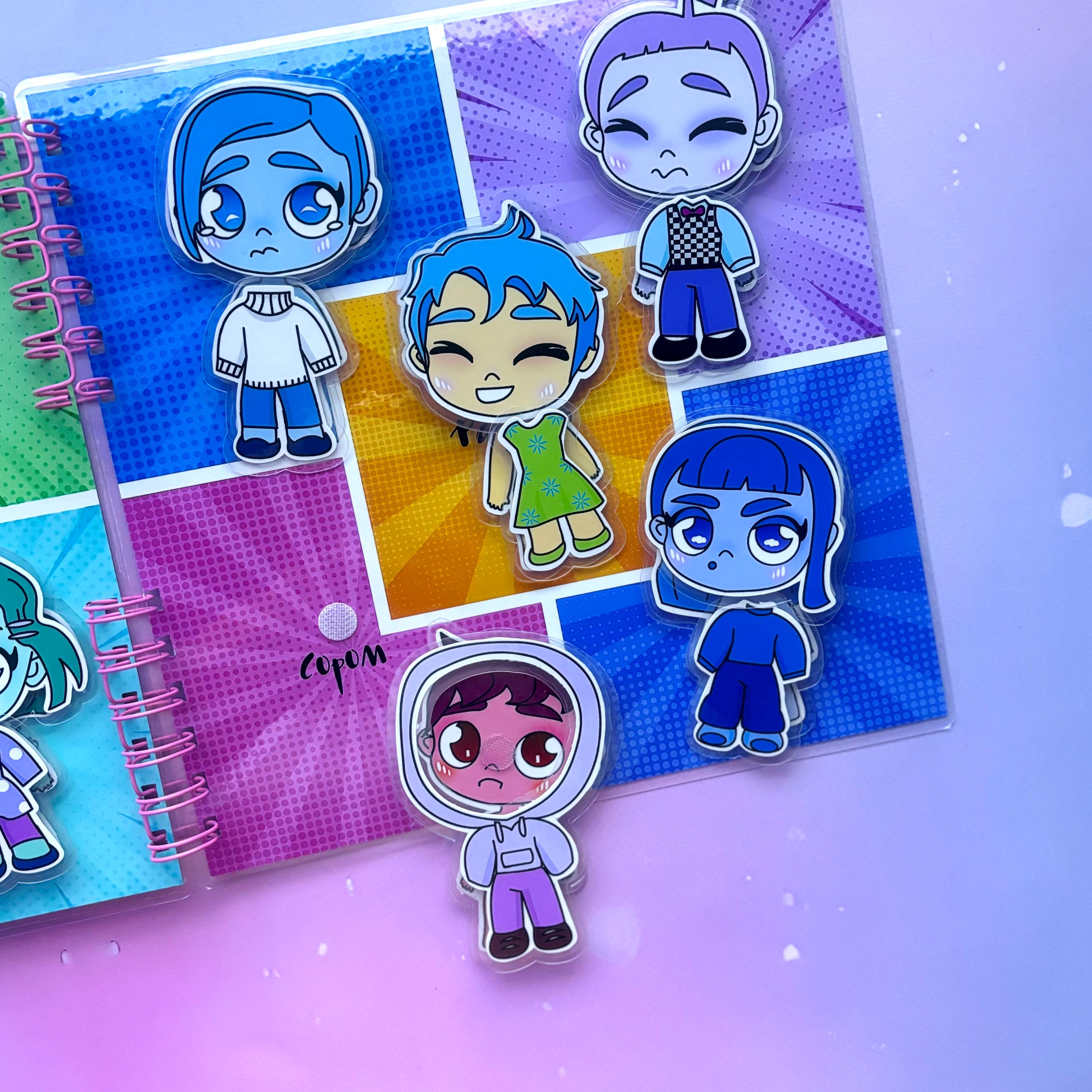 Avatar World Paper Doll: Emotions Busy Book (digital Download) - Etsy