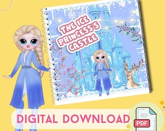 Printable DIY Project Unicorn Dollhouse With Paper Dolls Busy Book ...