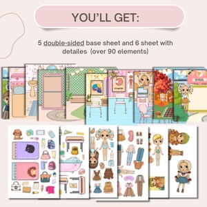 Printable Paper Doll |printable Paper Kit for Kids| Busy Book | Digital ...