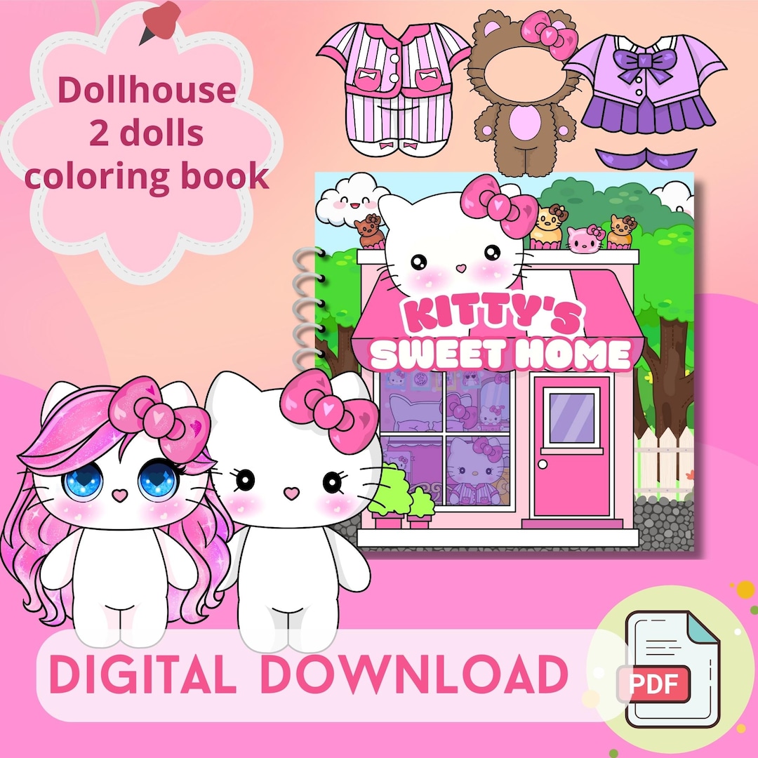 Paper Doll | Printable Quiet Book | Busy Book | 3-5 Years | Digital ...