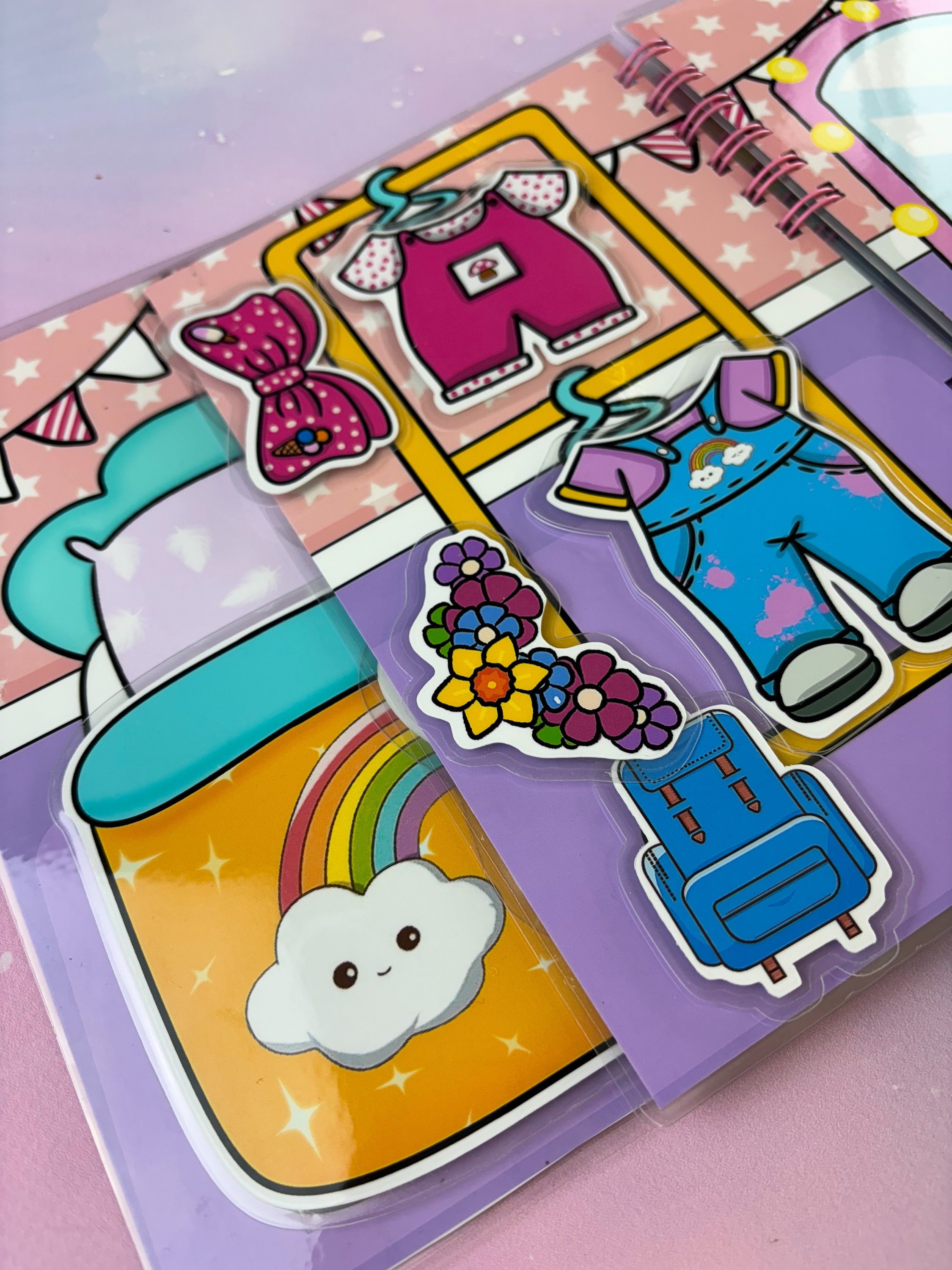 Printable DIY Project Unicorn Dollhouse With Paper Dolls Busy Book ...