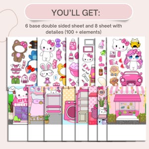 Paper Doll | Printable Quiet Book | Busy Book | 3-5 Years | Digital ...