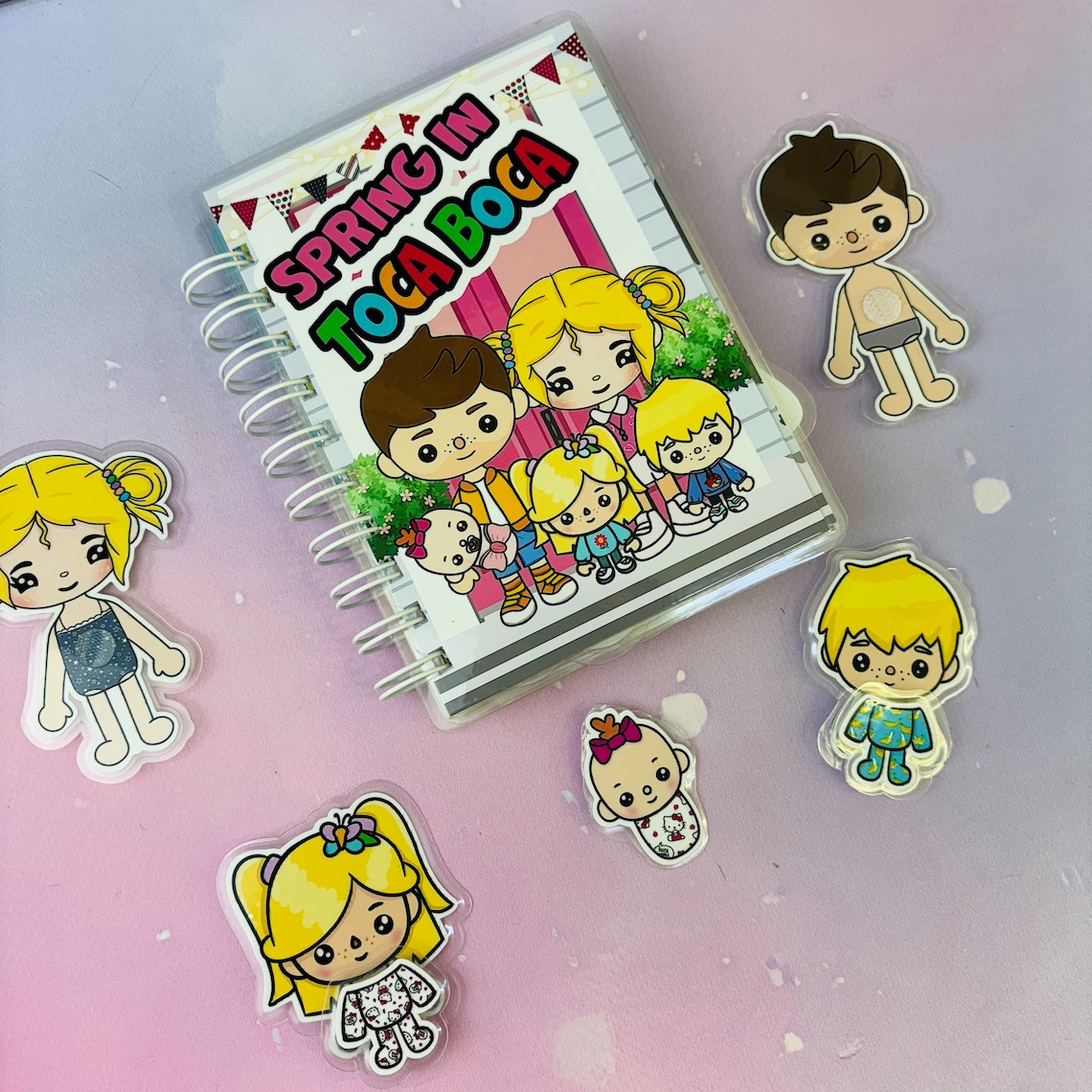 Printable Paper Dollhouse Toca Boca Kids Busy Book Easter Gifts ...