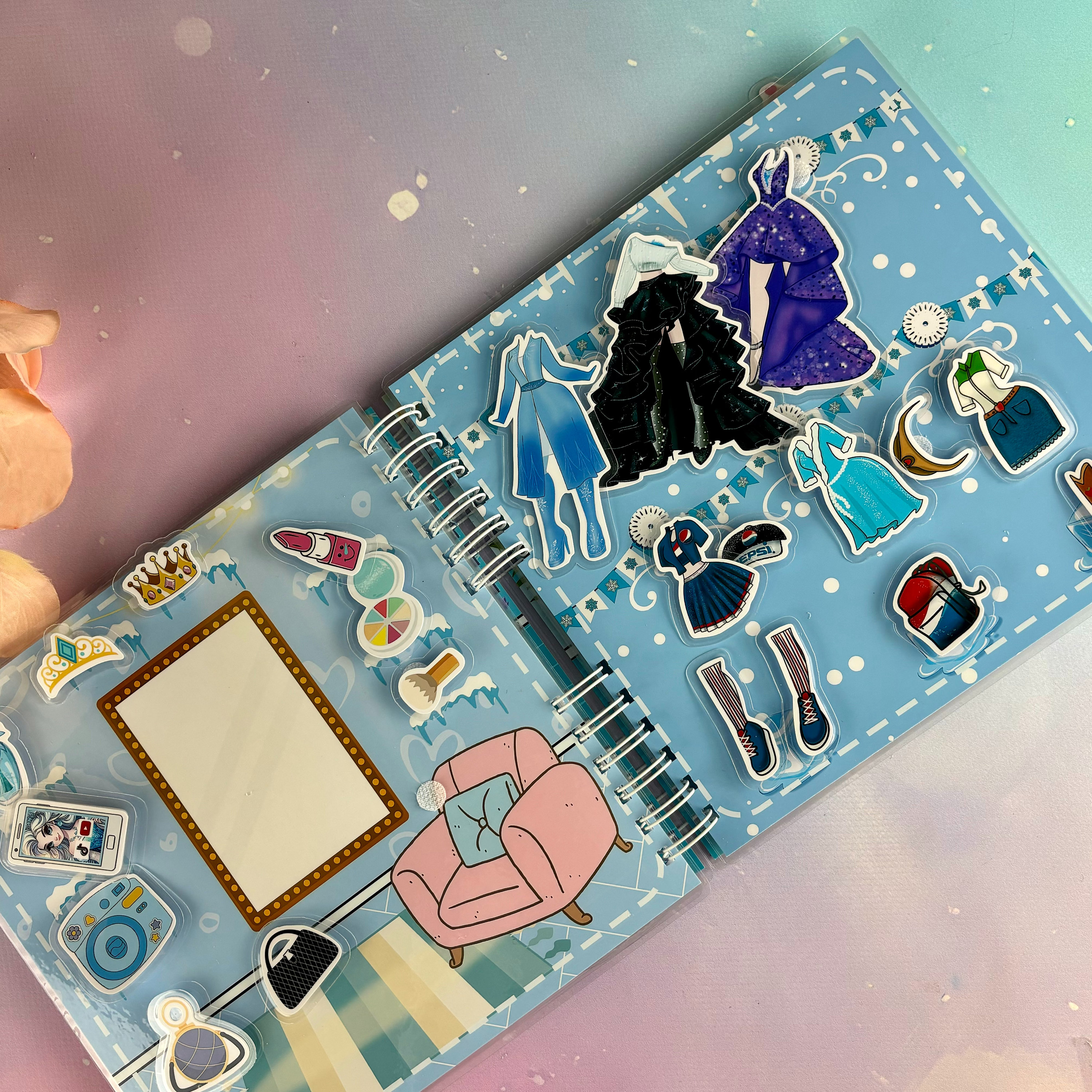 Printable DIY Project ICE Dollhouse With Paper Doll Busy Book ...