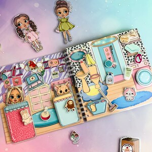 Printable Dollhouse Busy Book & Activities for Kids - Etsy