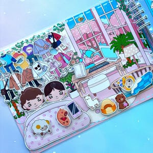 Toca Boca Paper Doll |printable Paper Dollhouse | Digital Download ...