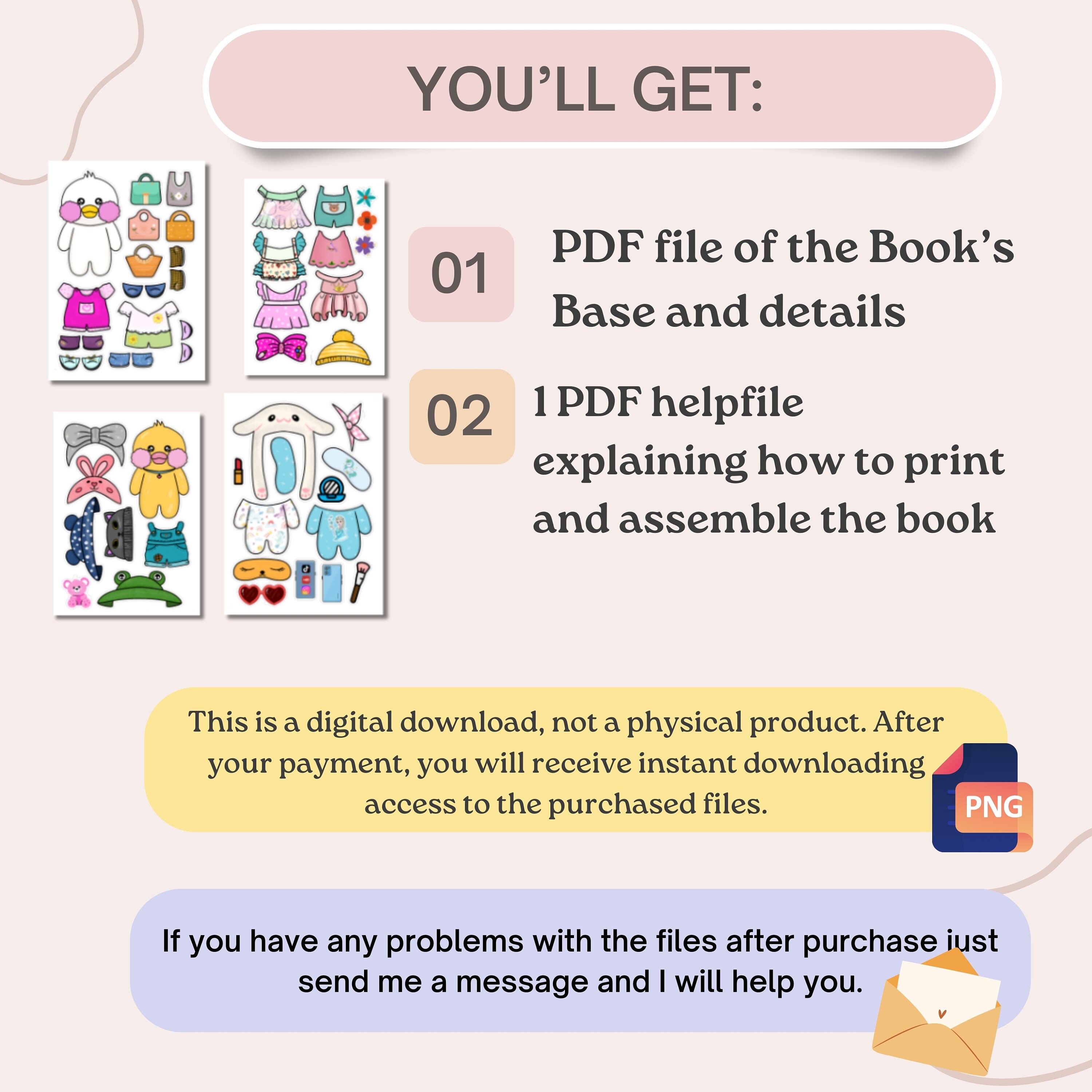 Printable Paper DUCK Dollhouse (format A4) Busy Book & Activities for ...