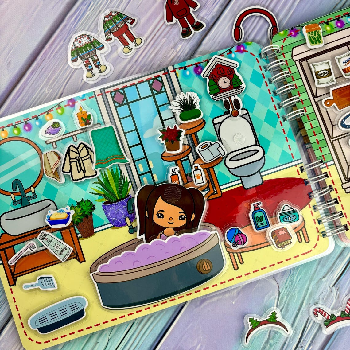 Toca Boca Christmas Paper Dollhouse: Winter Craft Kit (digital Download ...