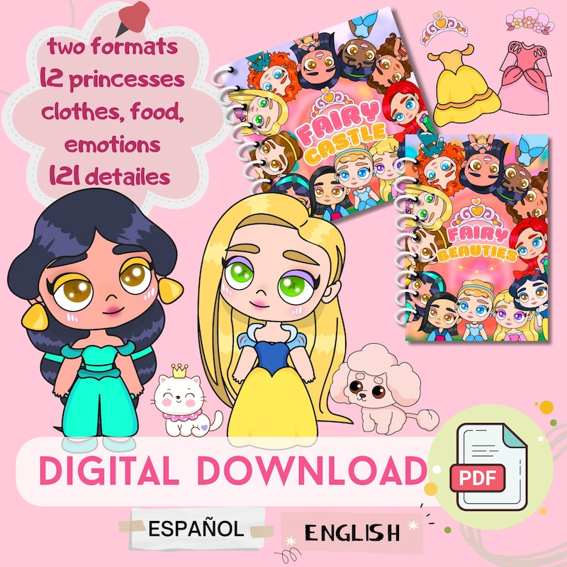 Avatar World Paper Doll Printable - Etsy