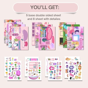 Printable Toca Boca Paper Doll | Toca Boca Quiet Book | Avatar World ...