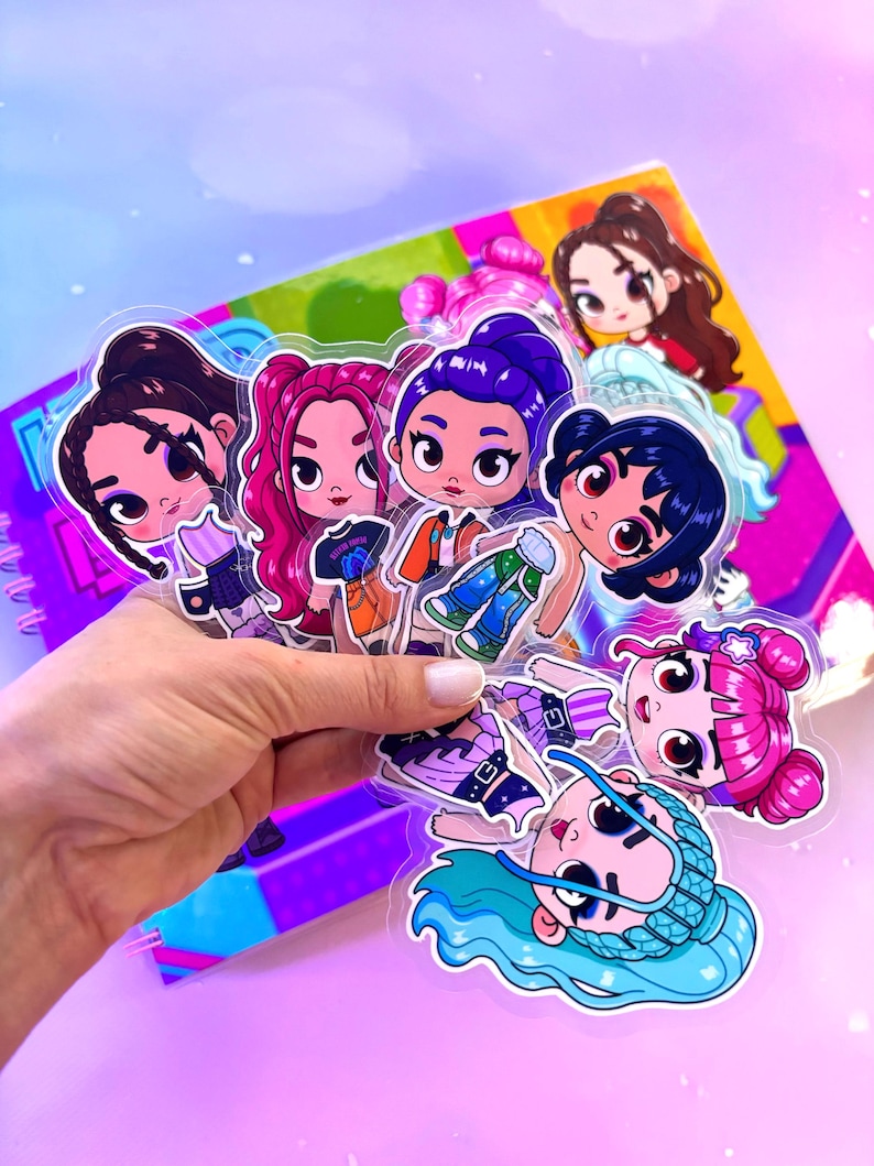 Kpop Busy Book Printable | Quiet Book Paper Dolls PDF - Etsy Canada