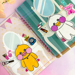 Printable Paper DUCK Dollhouse (format A4) Busy Book & Activities for ...