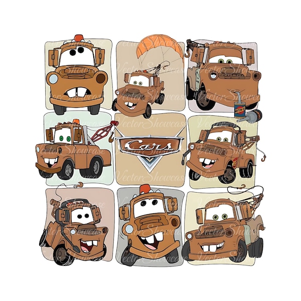 Tow Mater Svg - Etsy