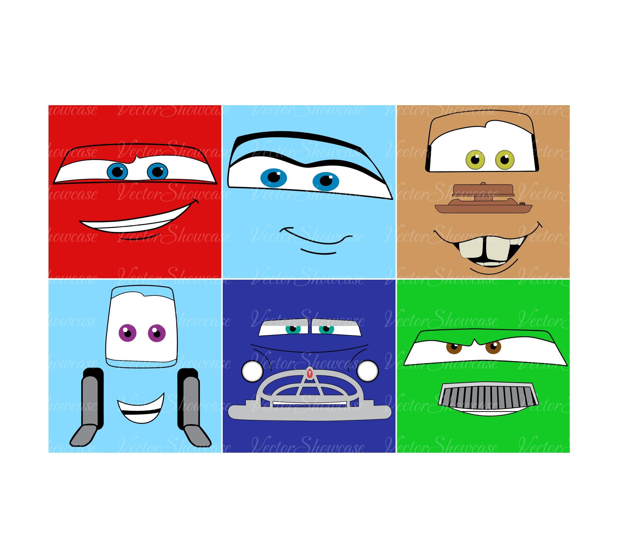 Lightning Mcqueen Face Clipart