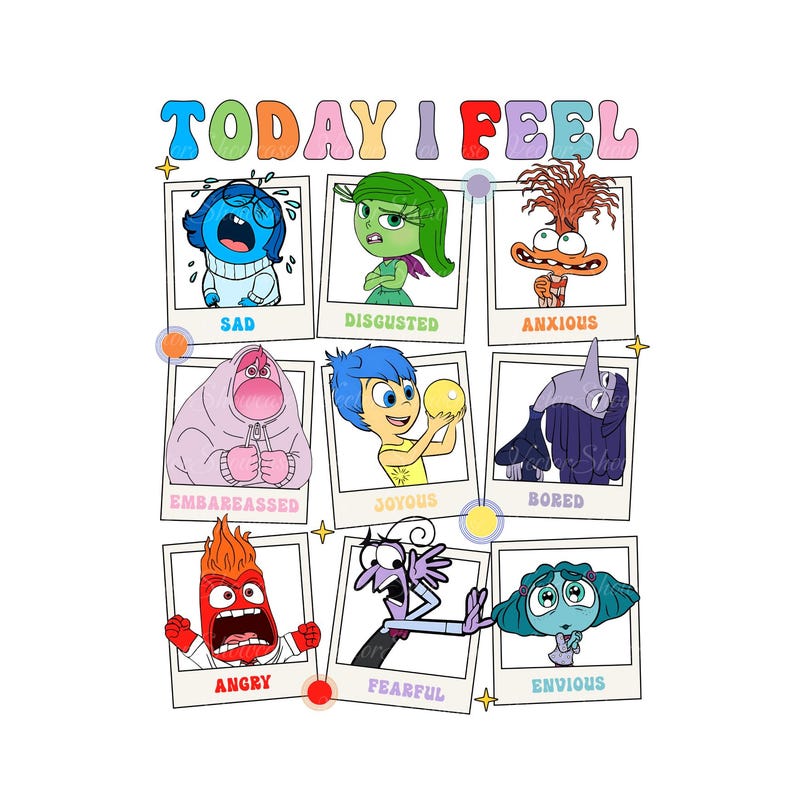 Inside Out 2 Characters Png - Etsy