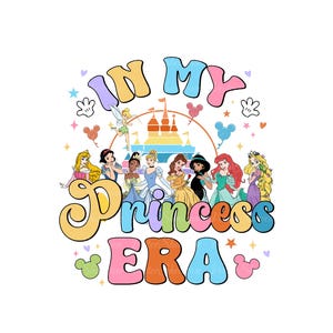 Bundle in My Princess Era Png, Vacay Mode Png, Family Trip 2026 Png ...