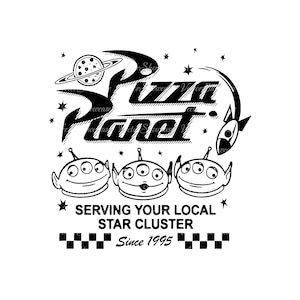Pizza Planet Png, Aliens Png, Foods and Drinks Svg, Pizza Box Party Png ...