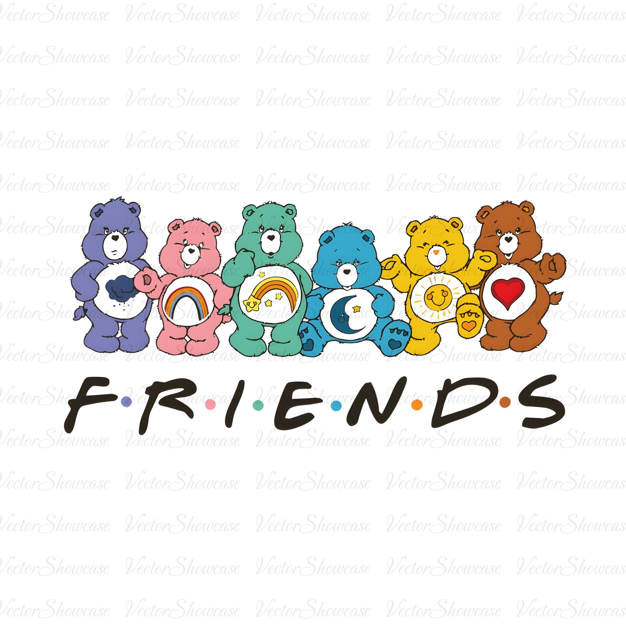Care Bears Friends Png, Care Bears Png, Born to Care Png, Born to Care ...