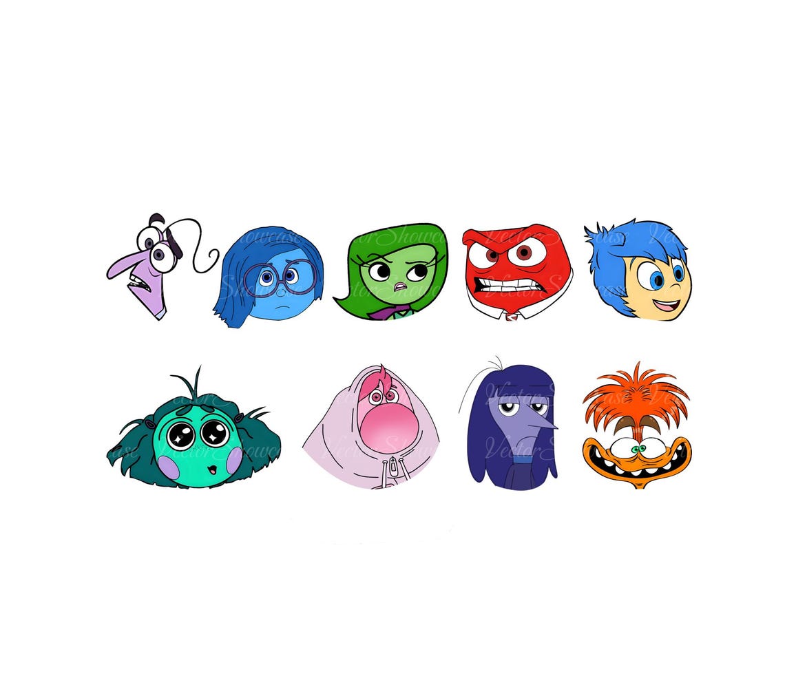 Inside Out It's Okay to Feel All the Feels Shirt, Inside Out 2 PNG ...