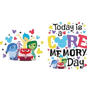 Today is a Core Memory Day Bundle Png, Inside Out 2 Png, All the Feels ...