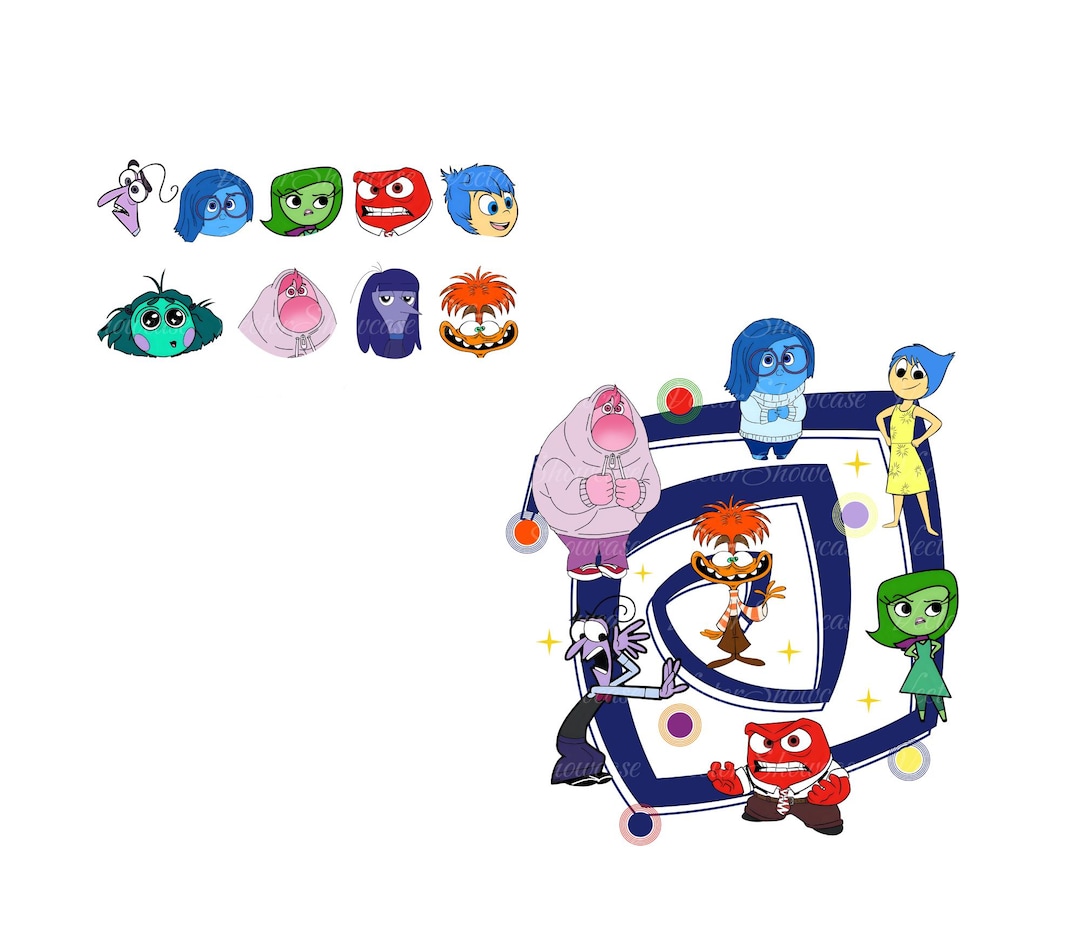 Inside Out 2 PNG, Inside Out 2 Wut, Freude, Ekel, Traurigkeit, Angst ...