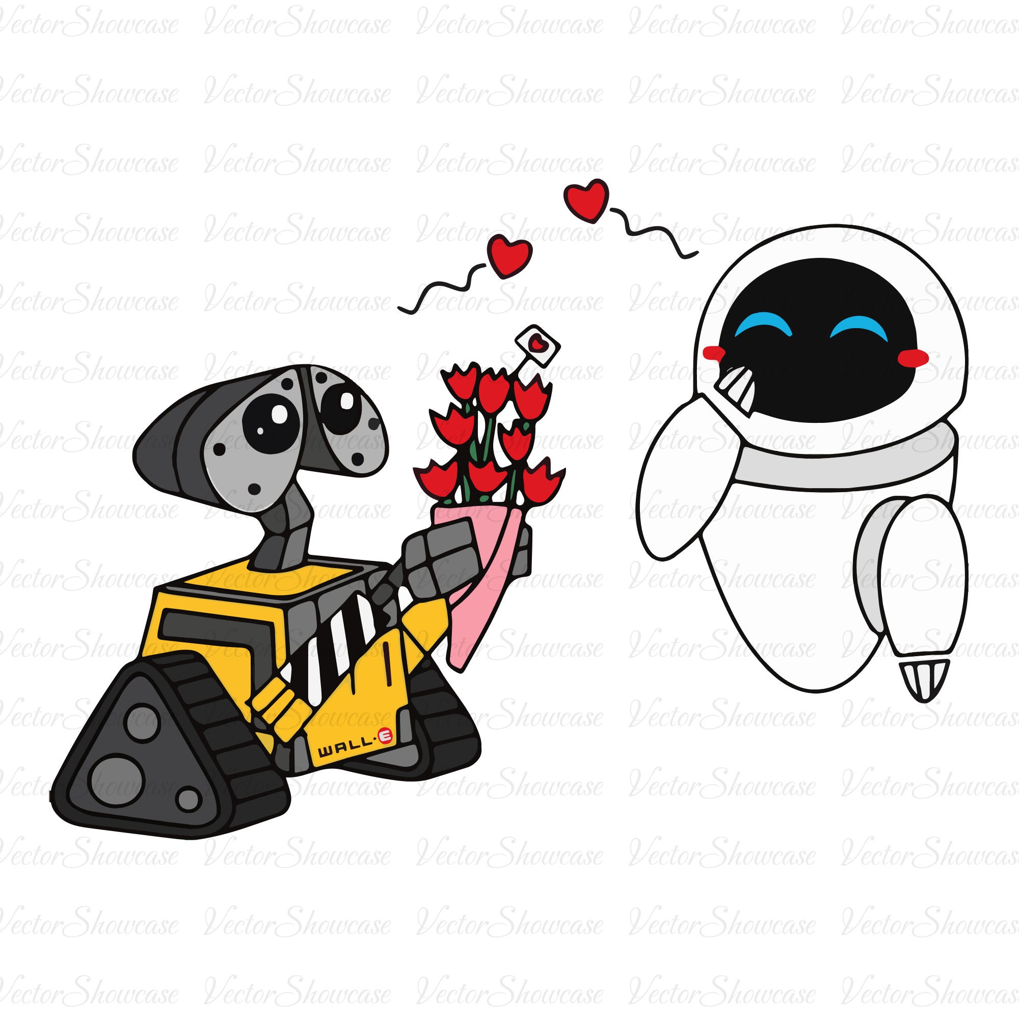 Wall-e and Darling SVG, Valentine's Day SVG, February 14th Customize ...