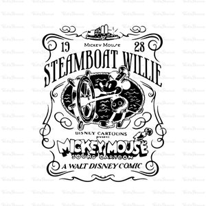 Mickey Steamboat Willie Png, Steamboat Willie Png, Svg for Cricut ...