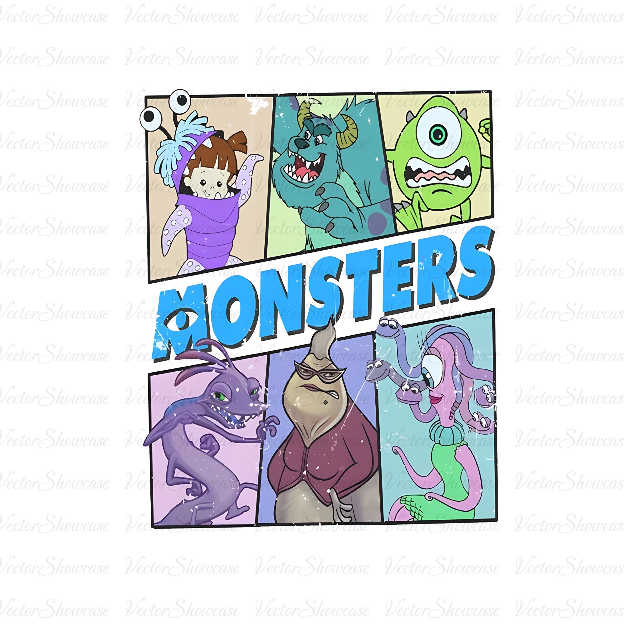 Retro Monsters University Png, Monsters University Png, Monsters ...