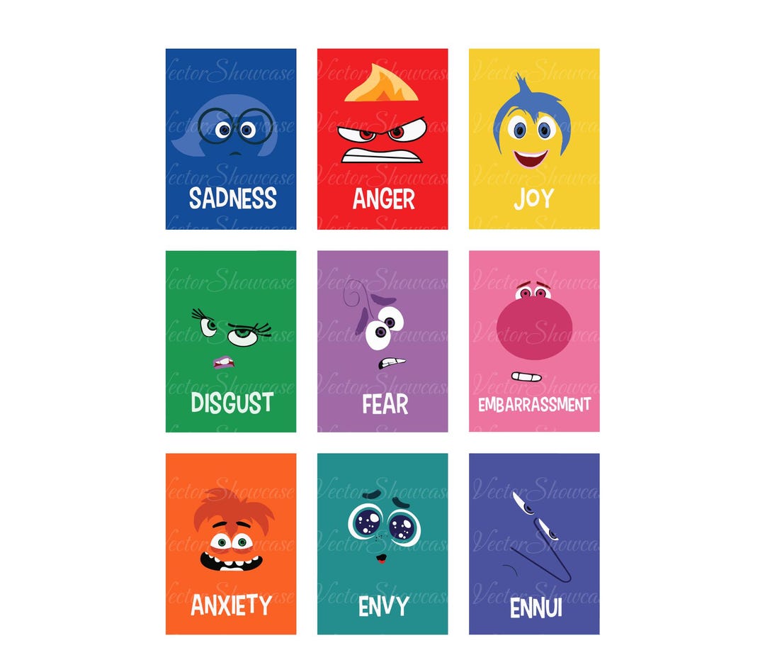 Inside Out Characters Svg, Inside Out Png, Inside Out Svg, Inside Out ...
