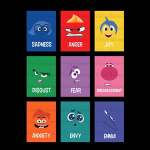 Inside Out Characters Svg, Inside Out Png, Inside Out Svg, Inside Out ...