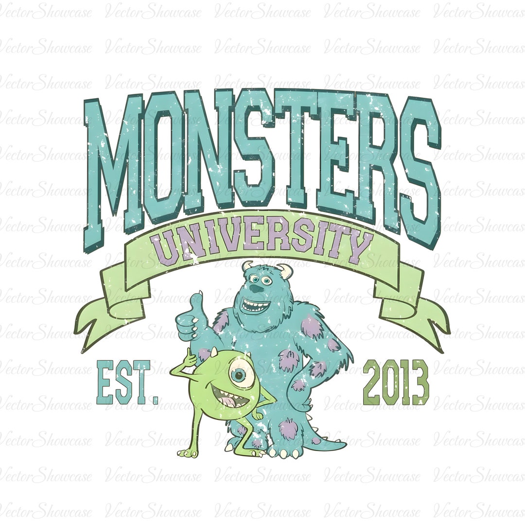 Retro Monsters University Png, Monsters University Png, Monsters ...