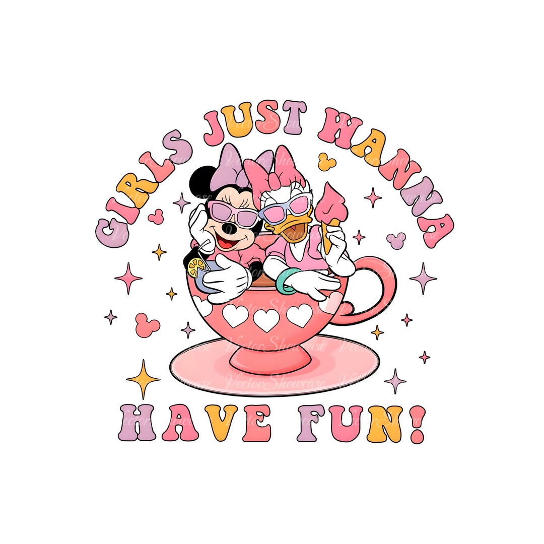 Girls Just Wanna Have Fun Png, Girly Png, Mouse Have Fun Png, Girl ...