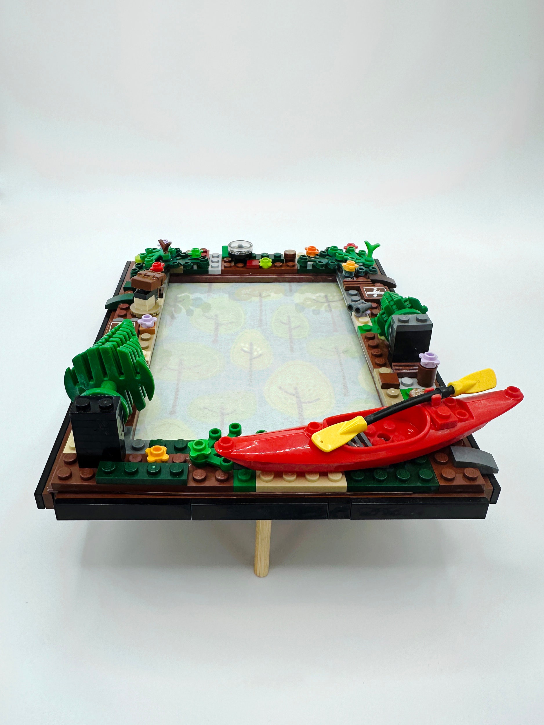 4x6 Outdoors Themed LEGO Photo Frame - Etsy