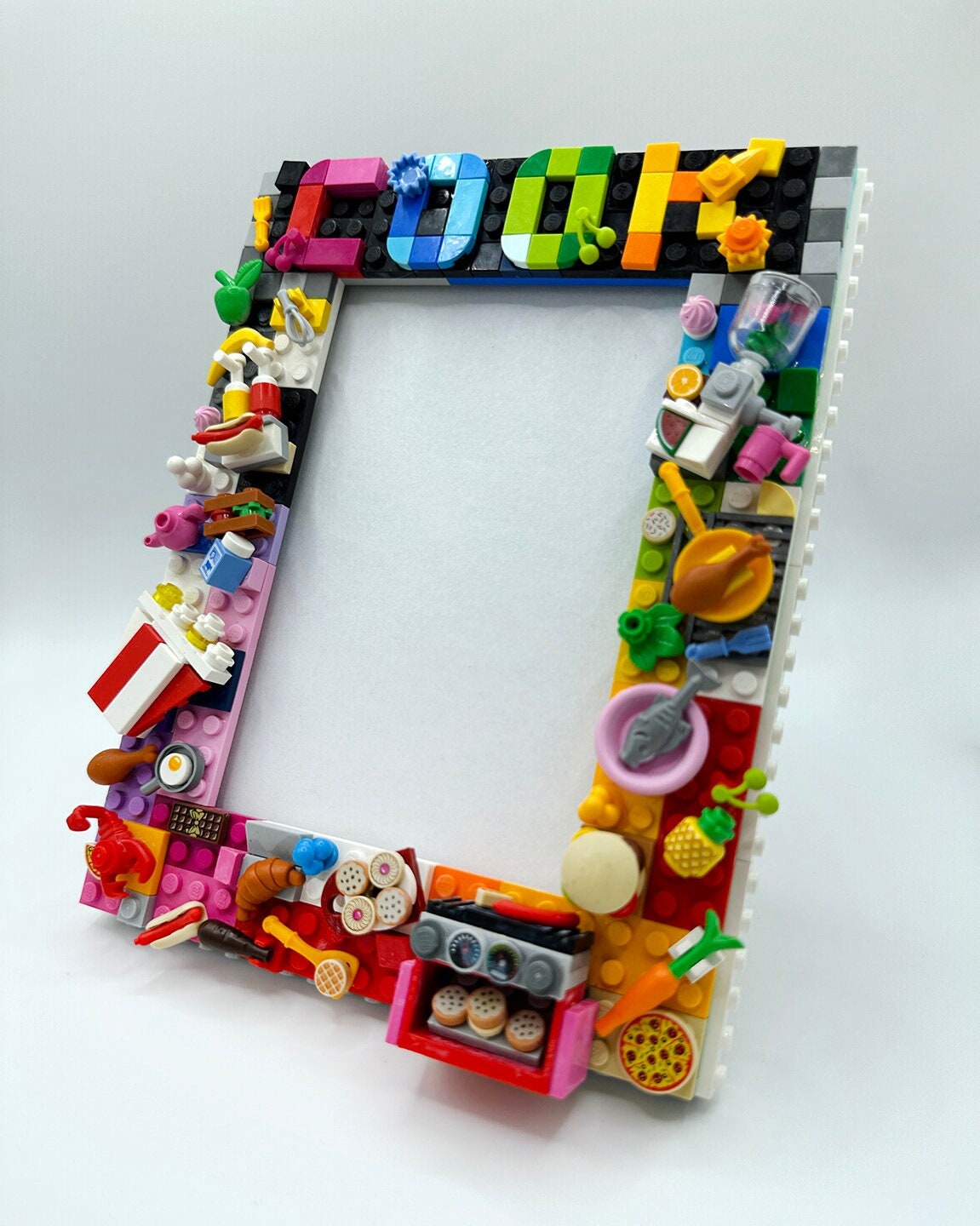 5x7in Cooking / Baking Themed Lego Brick Photo Frame - Etsy