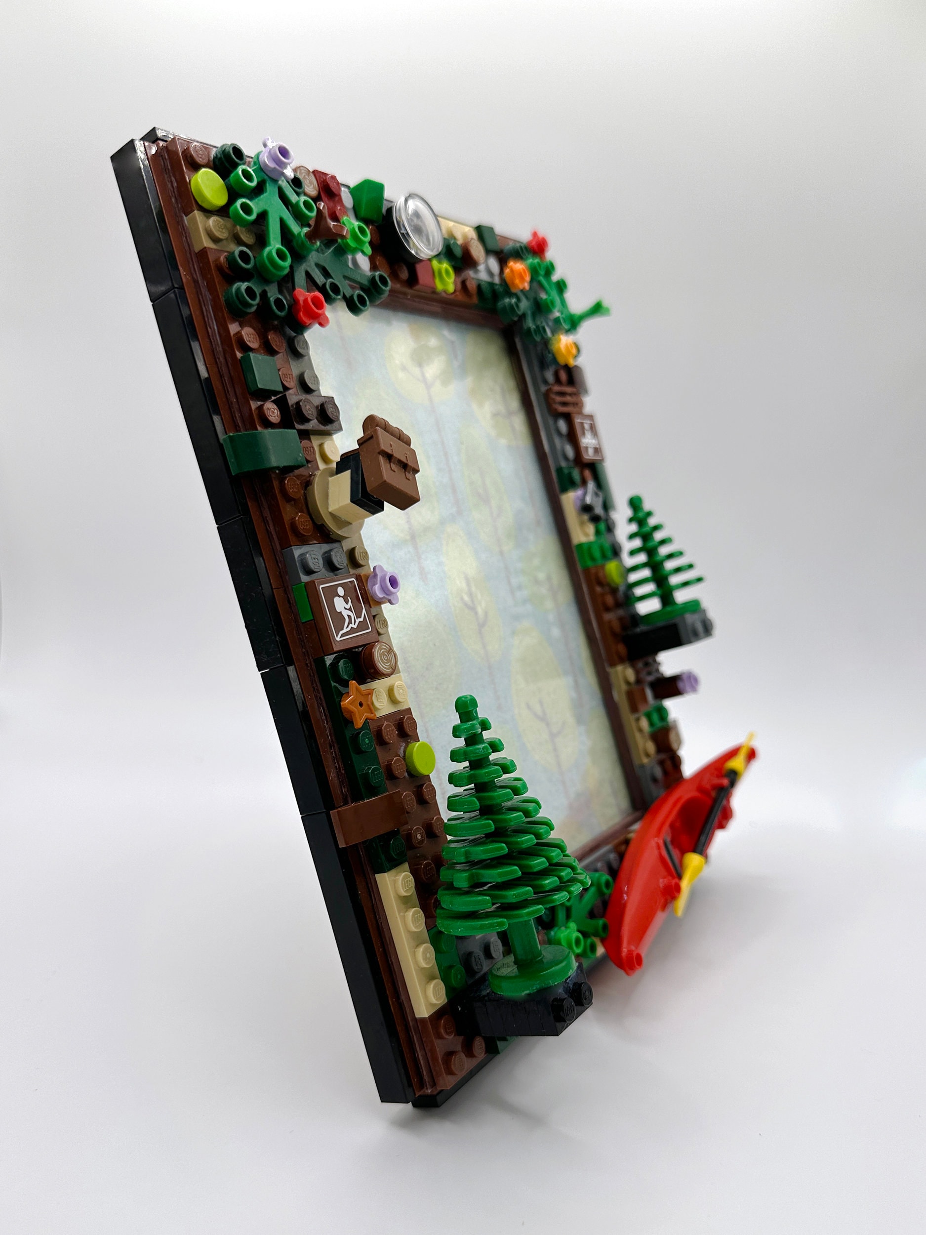 4x6 Outdoors Themed LEGO Photo Frame - Etsy