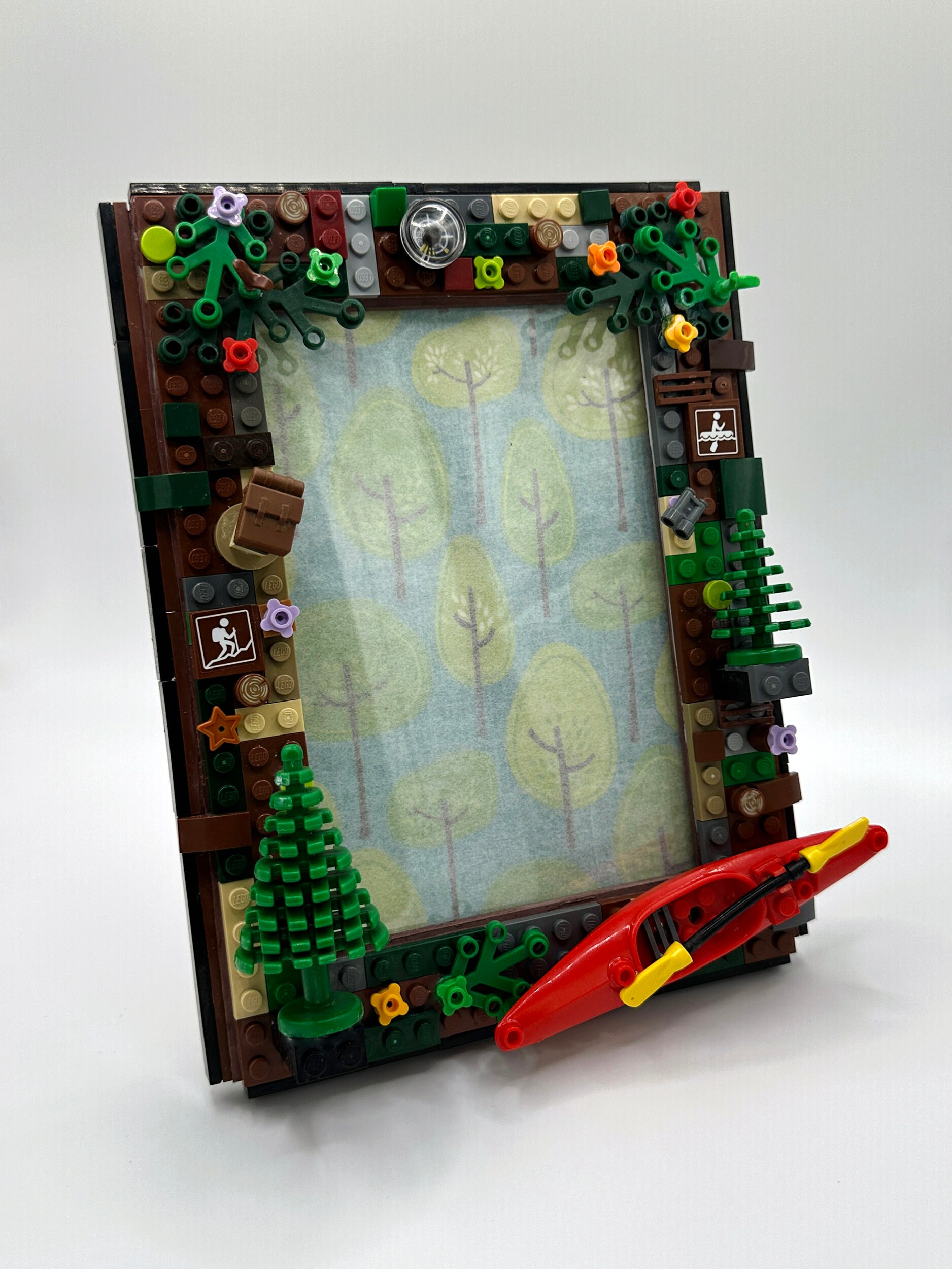 4x6 Outdoors Themed LEGO Photo Frame - Etsy