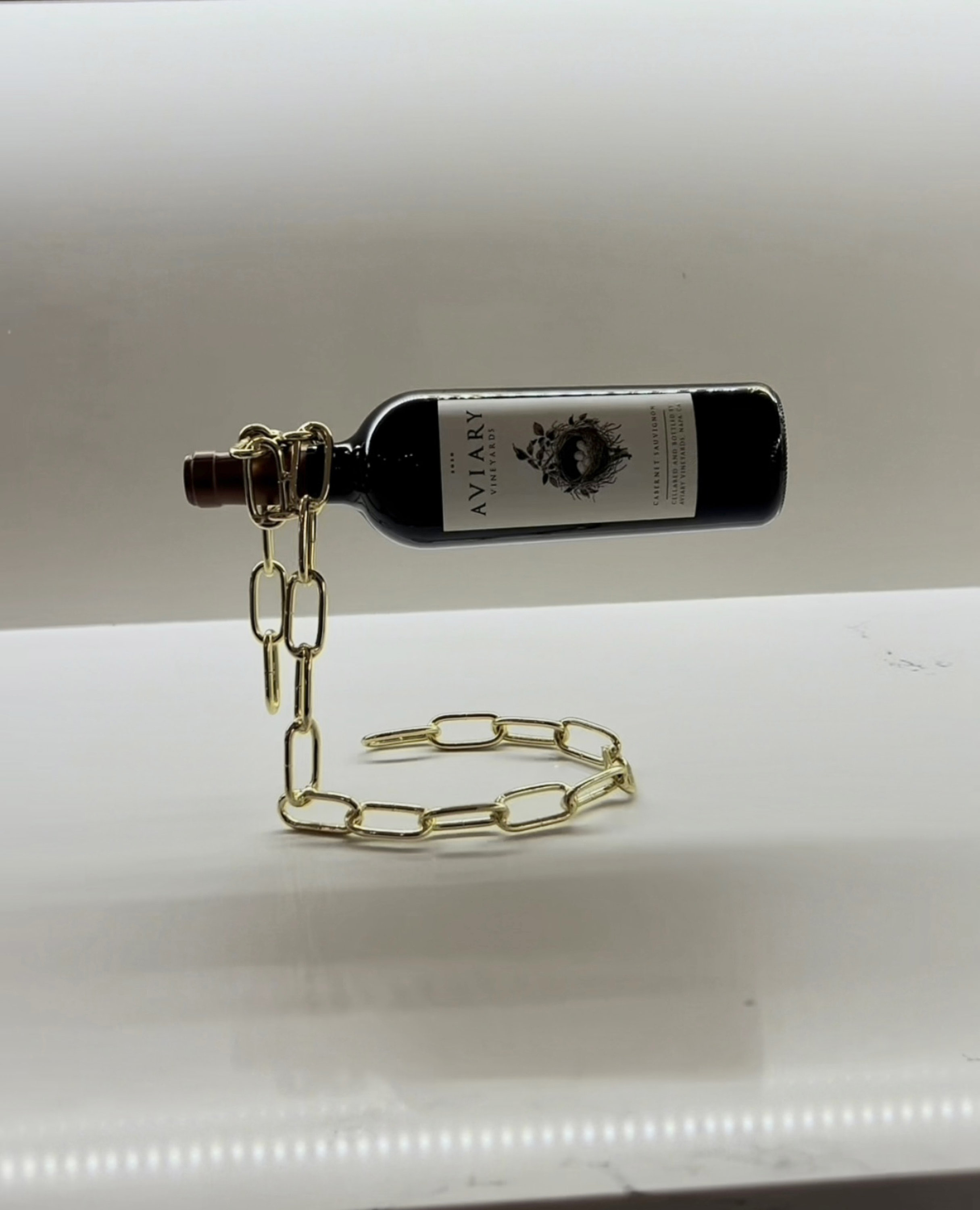 Unique Floating Wine Rack Bar Cart Accessories, Wine Bottle Holder ...