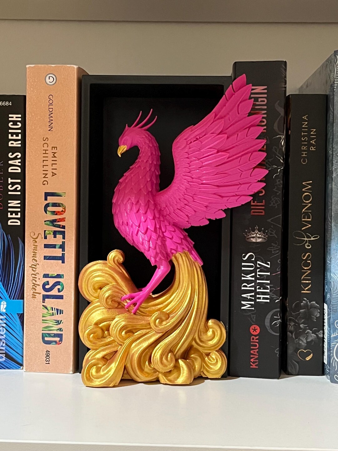 Phoenix Bookend Fantasy Book Inspired - Etsy