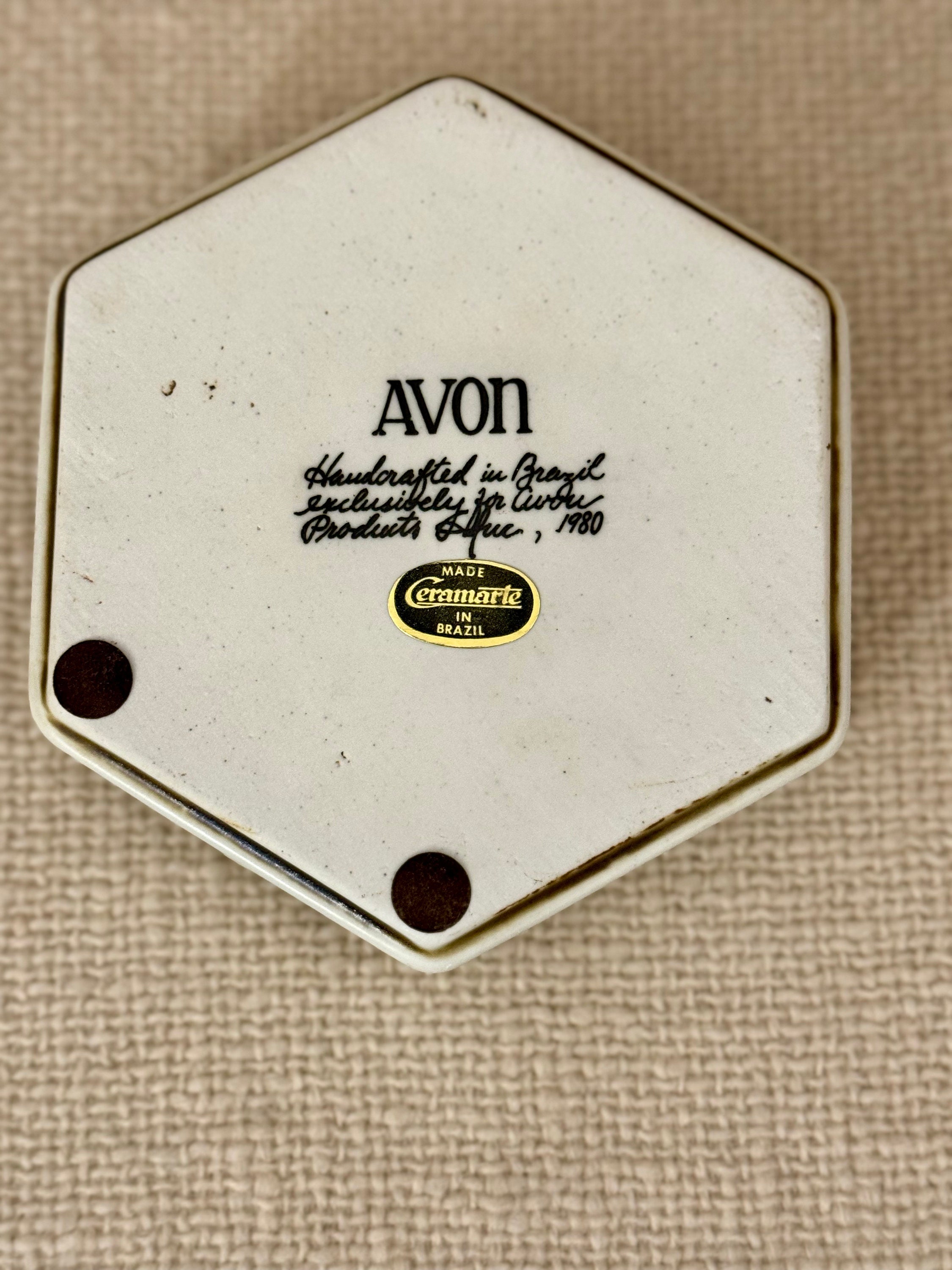 Vintage Avon Ceramic Mallard Design Trinket Box - Etsy