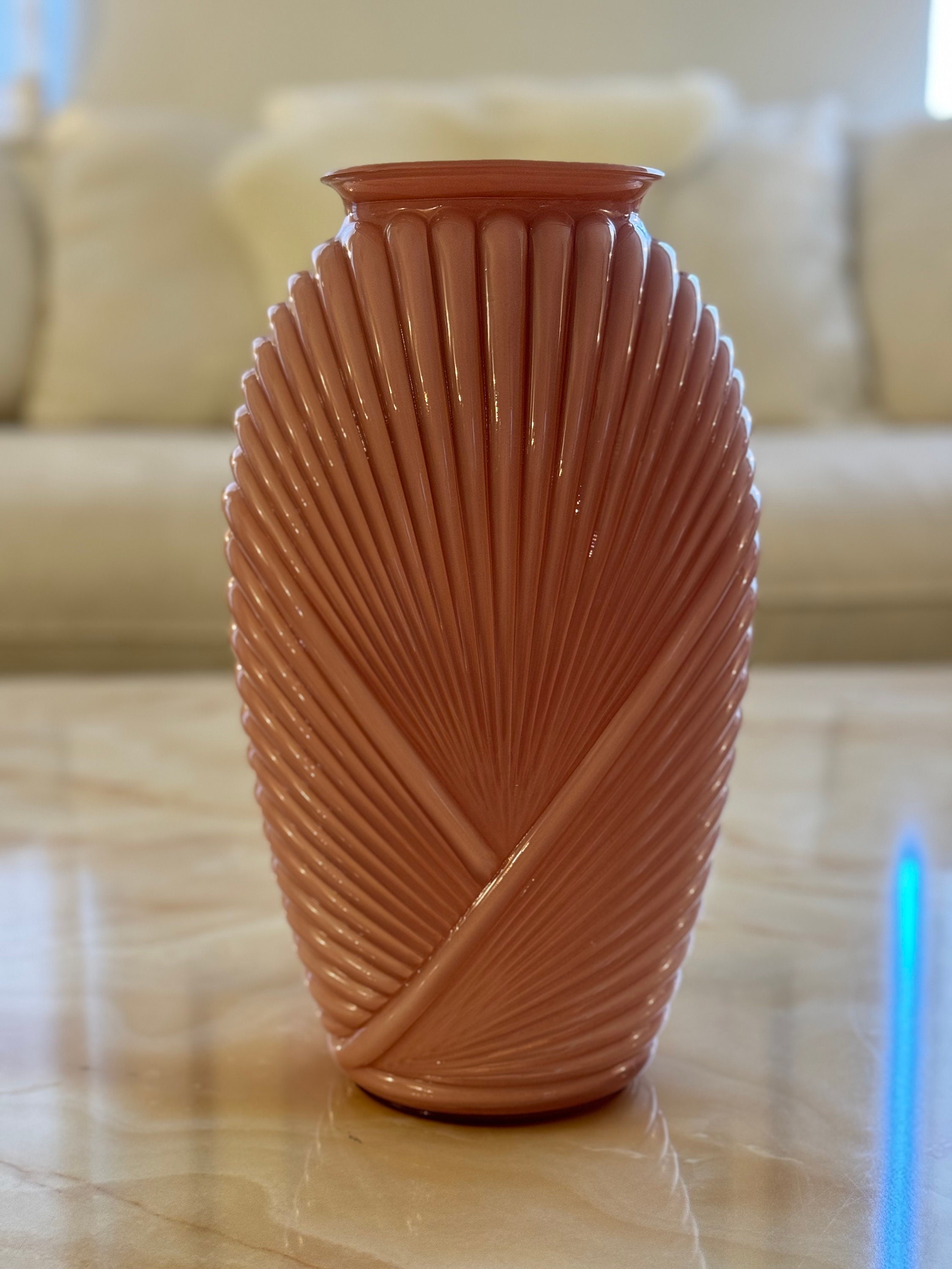 Assorted Colors Glass Draped Vases/post Modern - Etsy