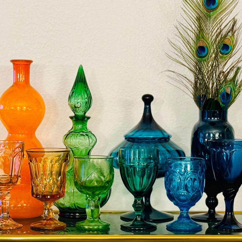 Vintage Glassware - Etsy