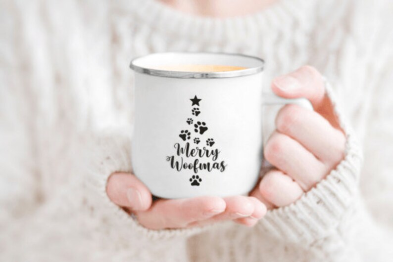 Merry Woofmas Svg Paw Tree Svg Christmas Diy Digital Download - Etsy