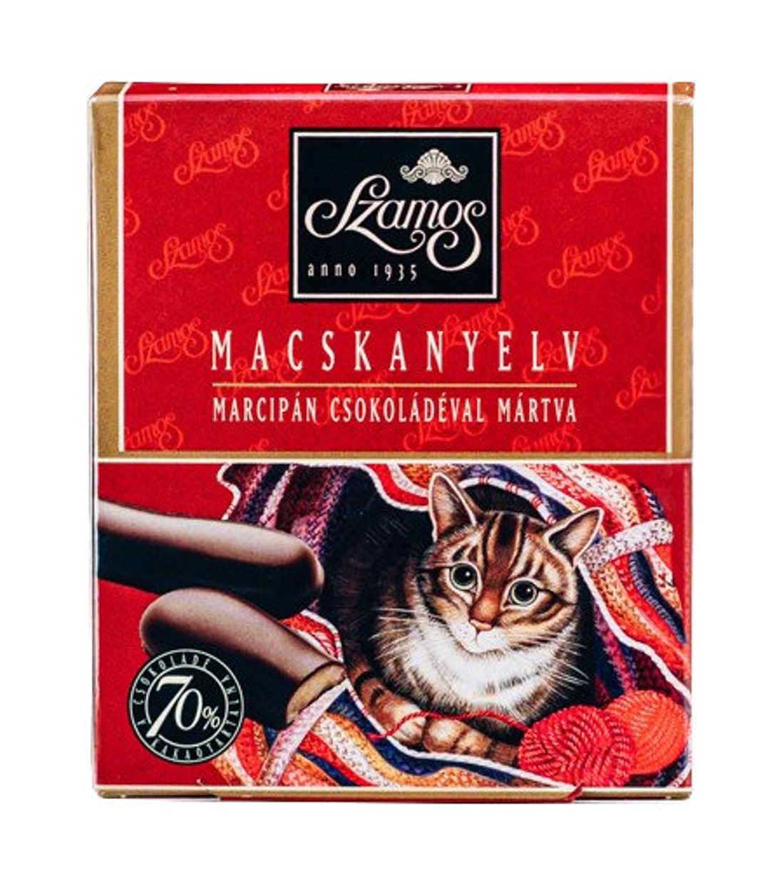 Hungarian Szamos Chocolate CAT TONGUE Marzipan Dessert Sweets Best Gift ...