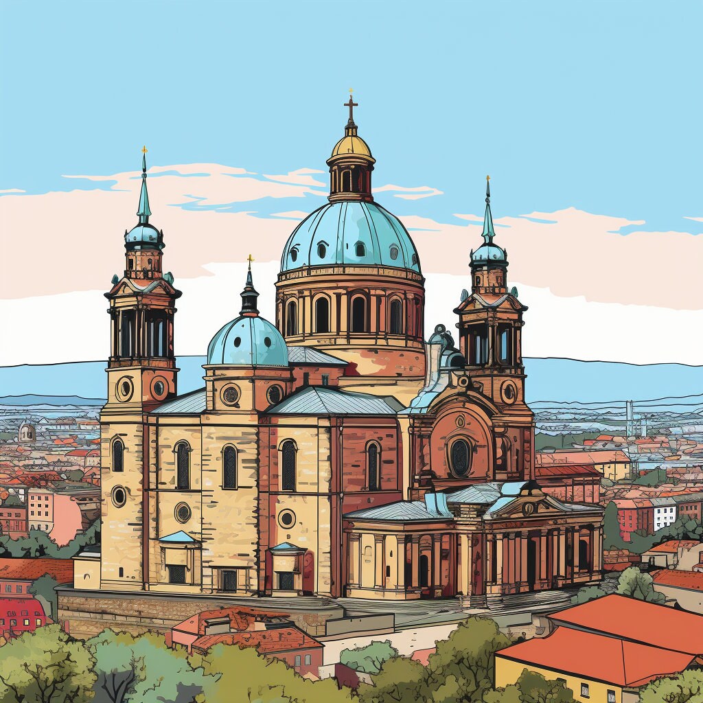 Coloring Pages, Printable Pages With Budapest, Adult Coloring Book ...