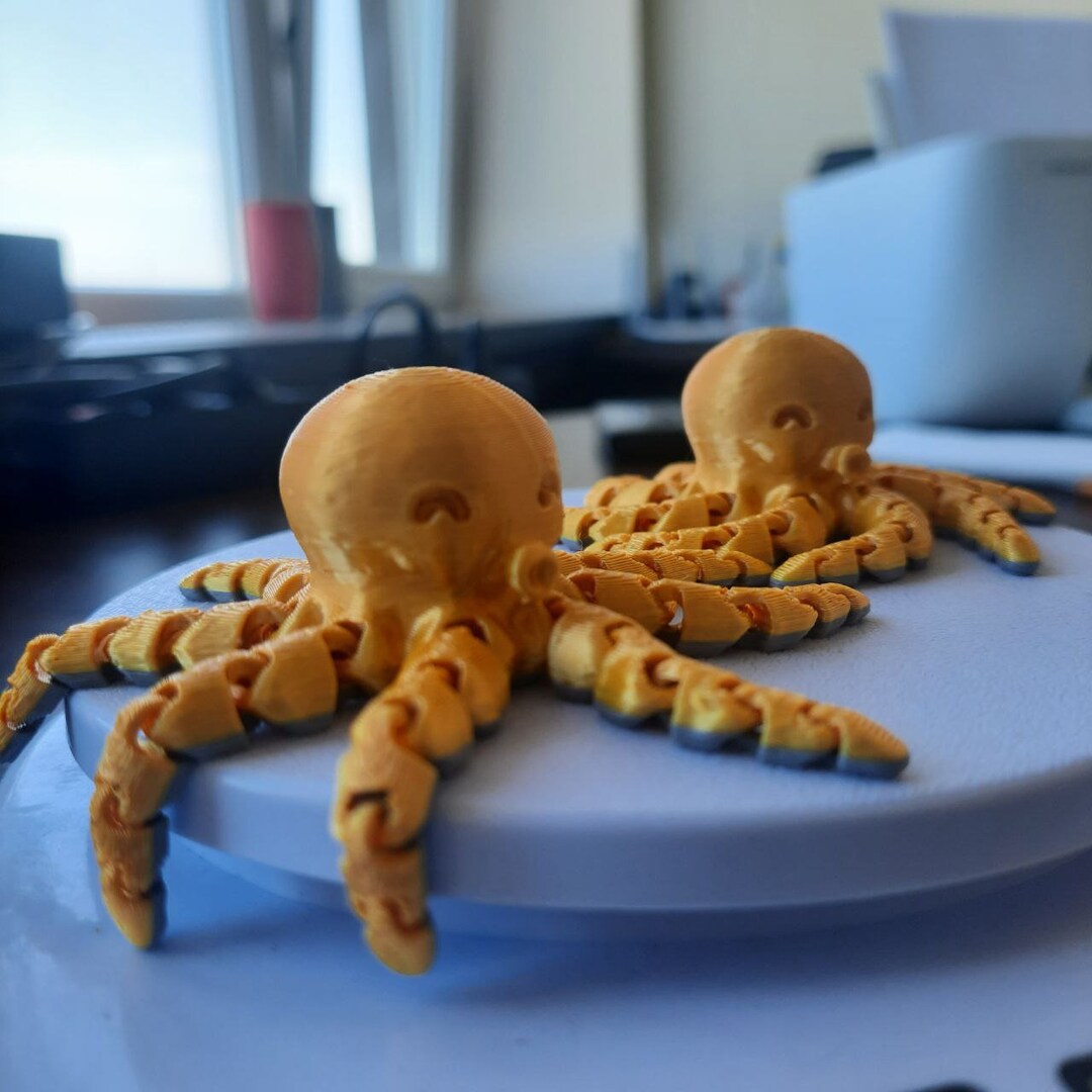 Flexible Magic Octopus. 3D Printed. Toy for Children and Adults ...