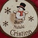 Personalized Laser-cut and Hand-painted Christmas Log - Etsy