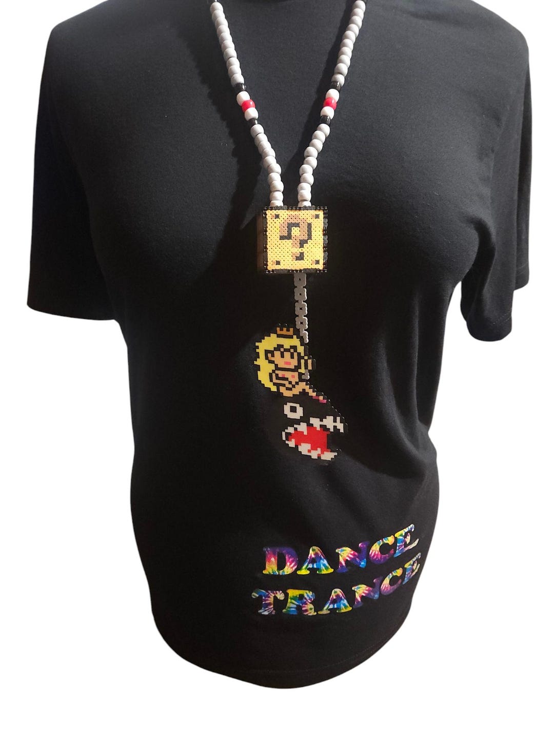 Princess Peach Wrecking Ball **MINI** Kandi Necklace - Etsy