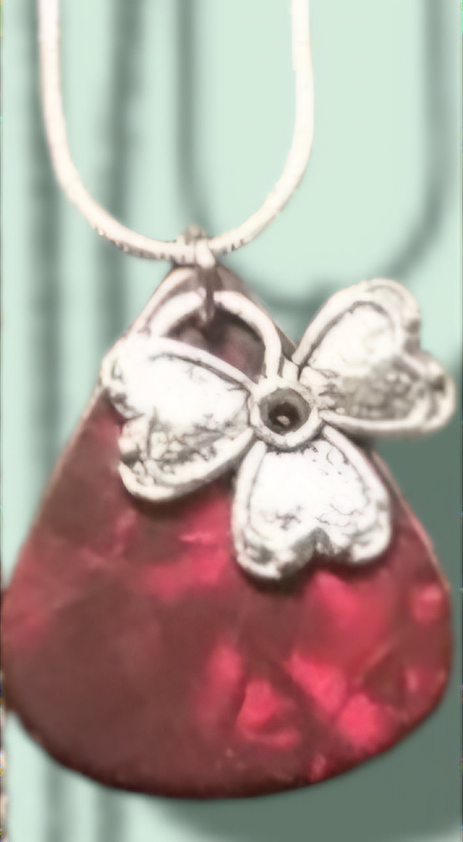 Guitar Pick Charmed Necklaces Nature Inspired - Etsy