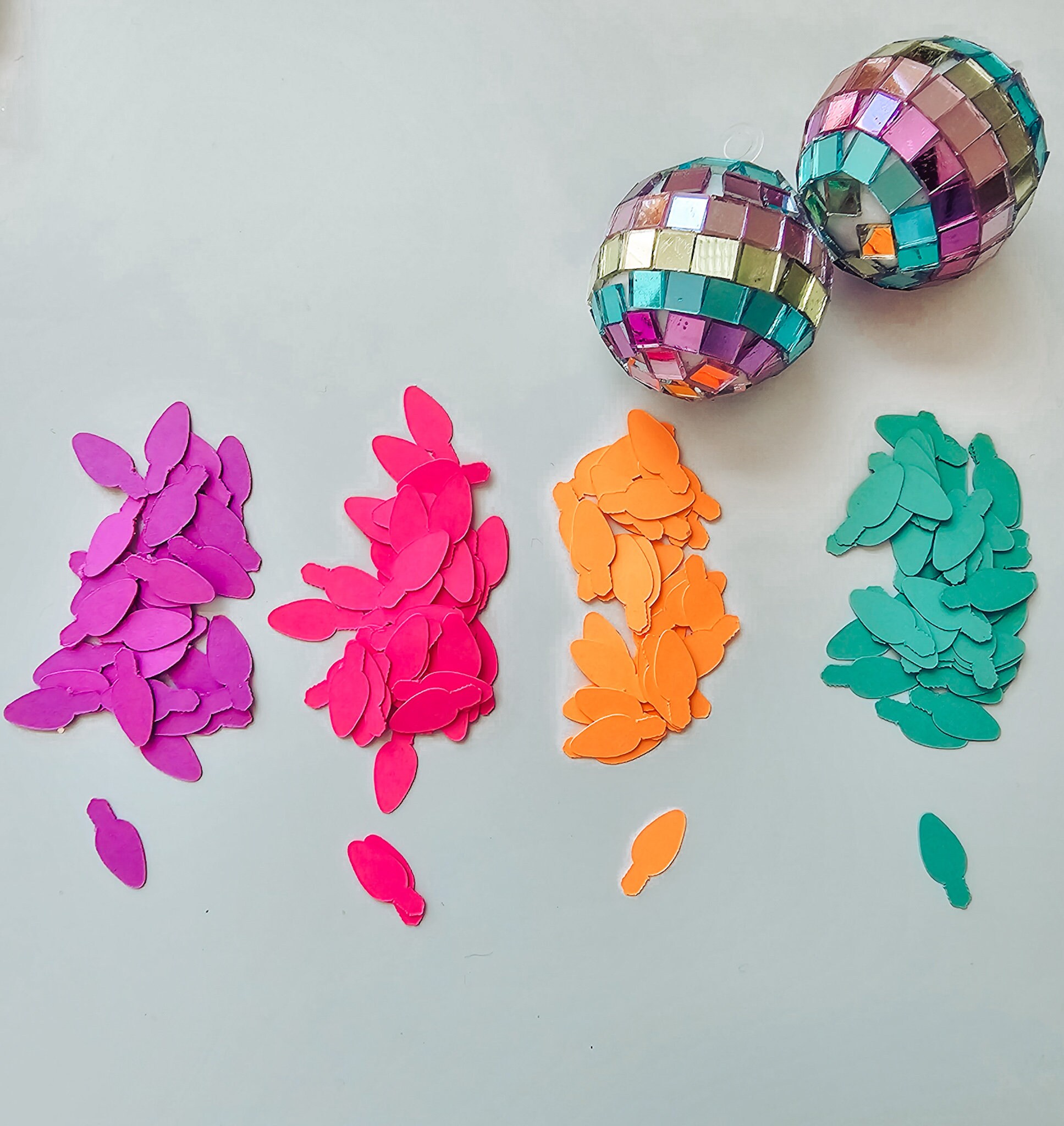 Christmas Lights Cutouts Pack of 20 Pick Your Color, Christmas ...