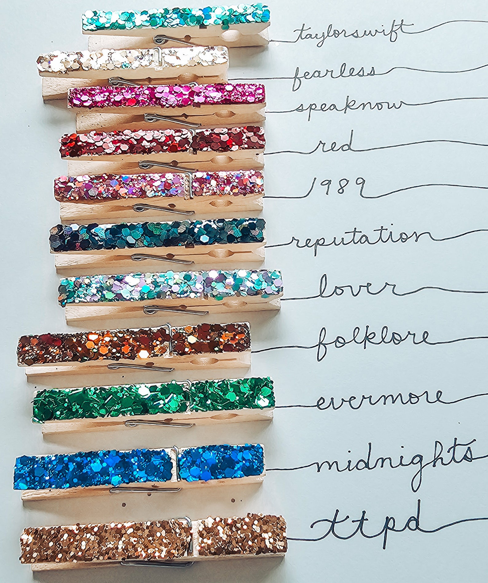 Cheer Clothespins, Eras Decorations, Eras Clothespins, Cheer Bag Pins ...